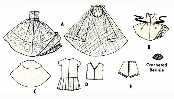 Doll Making Craft Supplies & Tools 1958 McCall's 2239 Instant Doll ...