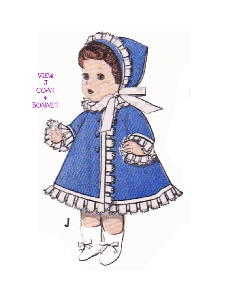 Digital Doll Clothing PATTERN 8351 for 8" Ginette Baby Ginger Little ...