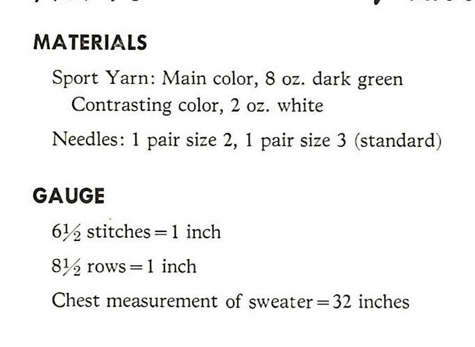 Prairie Cactus Sweater Knitting PATTERN Western Cowboy Pullover Size ...