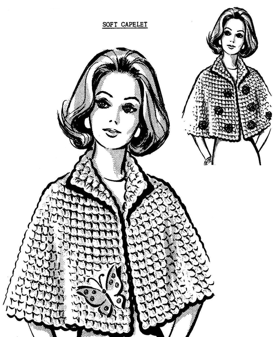 Shell Cape Digital Crochet PATTERN 5512 Beautiful Shell Cape - Etsy