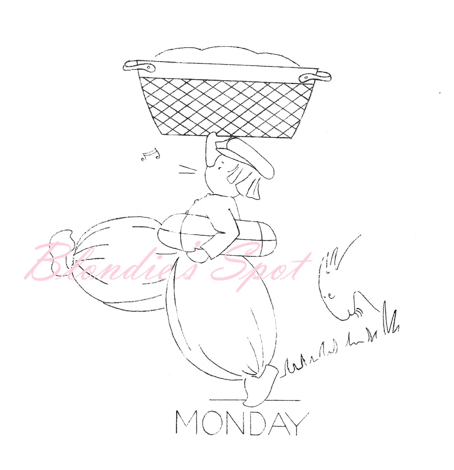 Dutch Boy 135 Vintage Digital Hand Embroidery PATTERN Dutch | Etsy