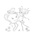 Hand Embroidery 260 Animated Dancing Vegetables for Dish Towels ...