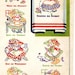 Seven Sunbonnet Girls for Days of the Week Kitchen Dish Towels Taken ...