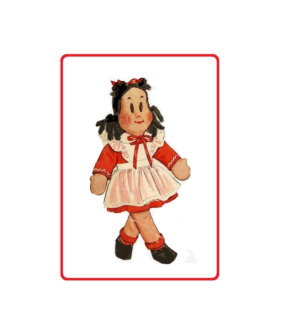 Little Lulu Doll Pattern Her Clothes in DIGITAL Format 1447 Vintage Retro Pattern Little Lulu Comic Book Girl of the 1940 s Etsy UK