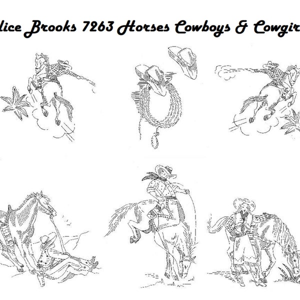 Rodeo Cowboy Embroidery Patterns - Etsy