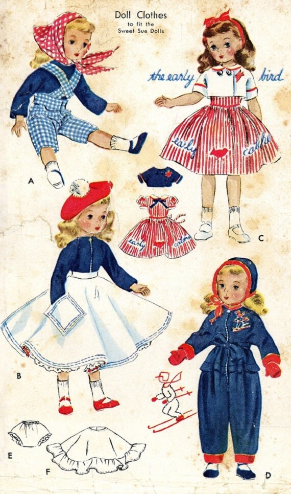 Antique Doll Drawing