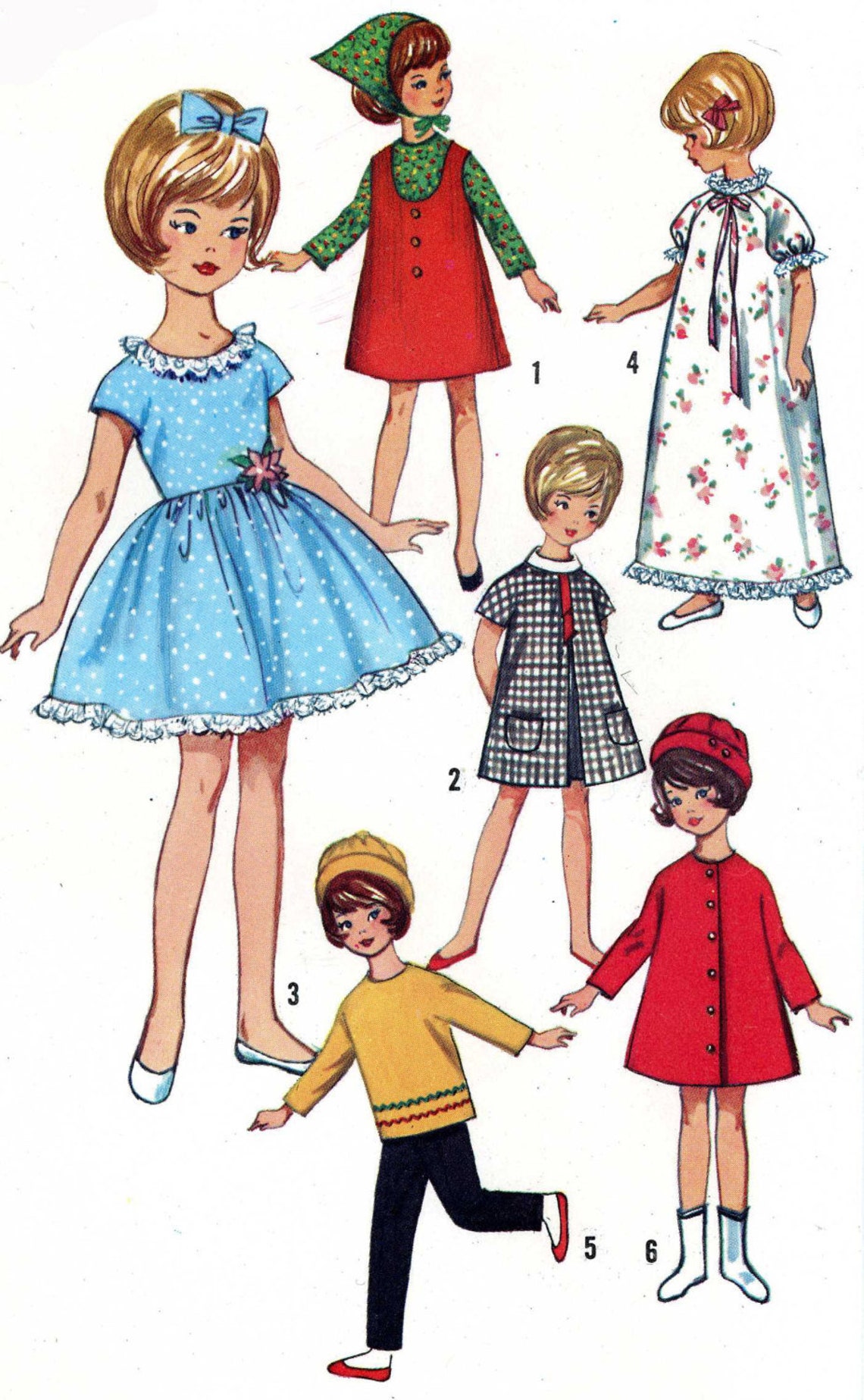 Penny Brite or Miss Cindy Doll Clothes PATTERN in Digital PDF Format ...