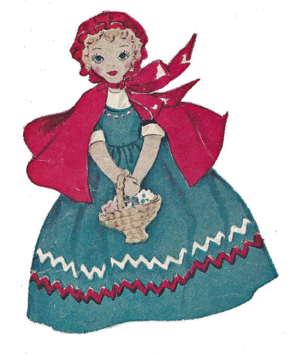 Digital Doll Pattern 1656 Little Red Riding Hood & Grandma | Etsy