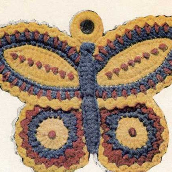 Butterfly Pot Holder Pattern - Etsy