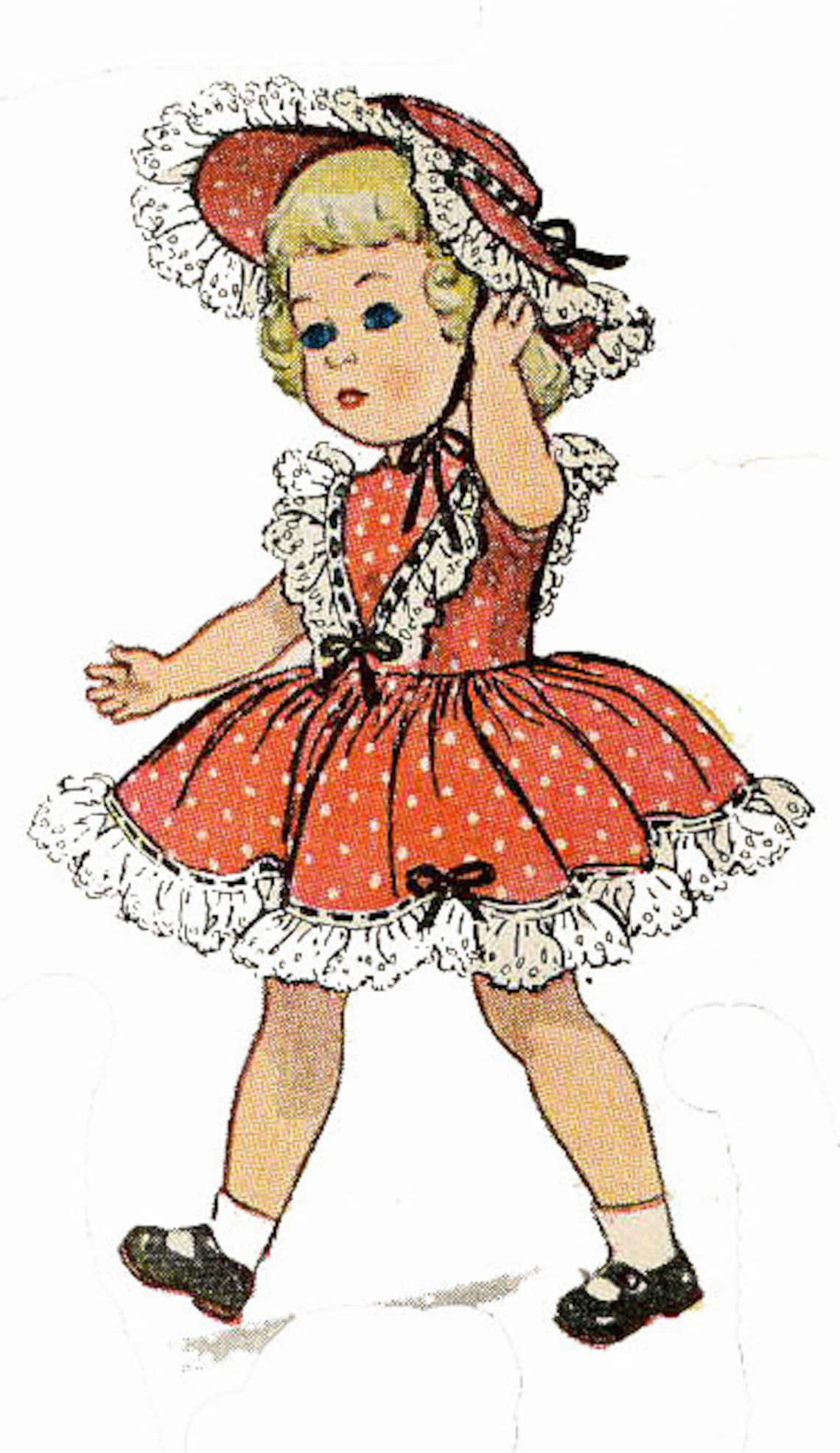 Doll Clothes PATTERN for Toni Walker Sweet Sue Revlon Dollikin | Etsy