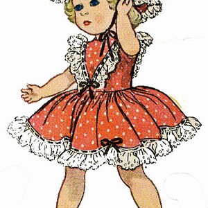 Doll Clothes PATTERN for Toni Walker Sweet Sue Revlon Dollikin - Etsy