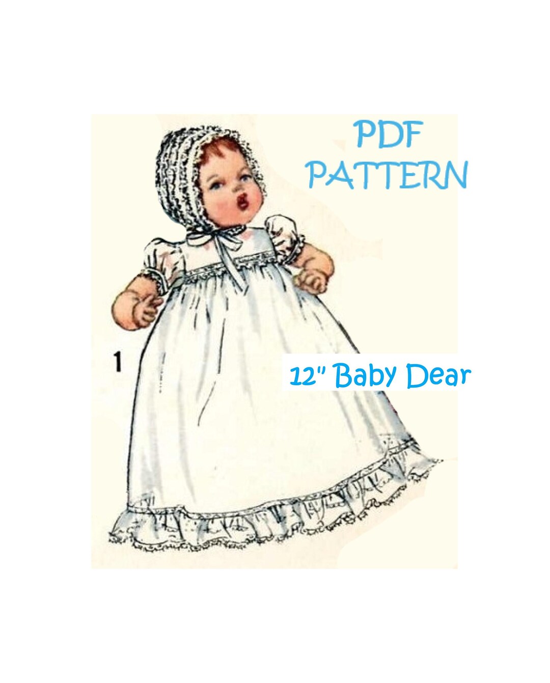 Classic Doll Fashion Patterns - Timeless Vintage Designs - 12" Baby ...