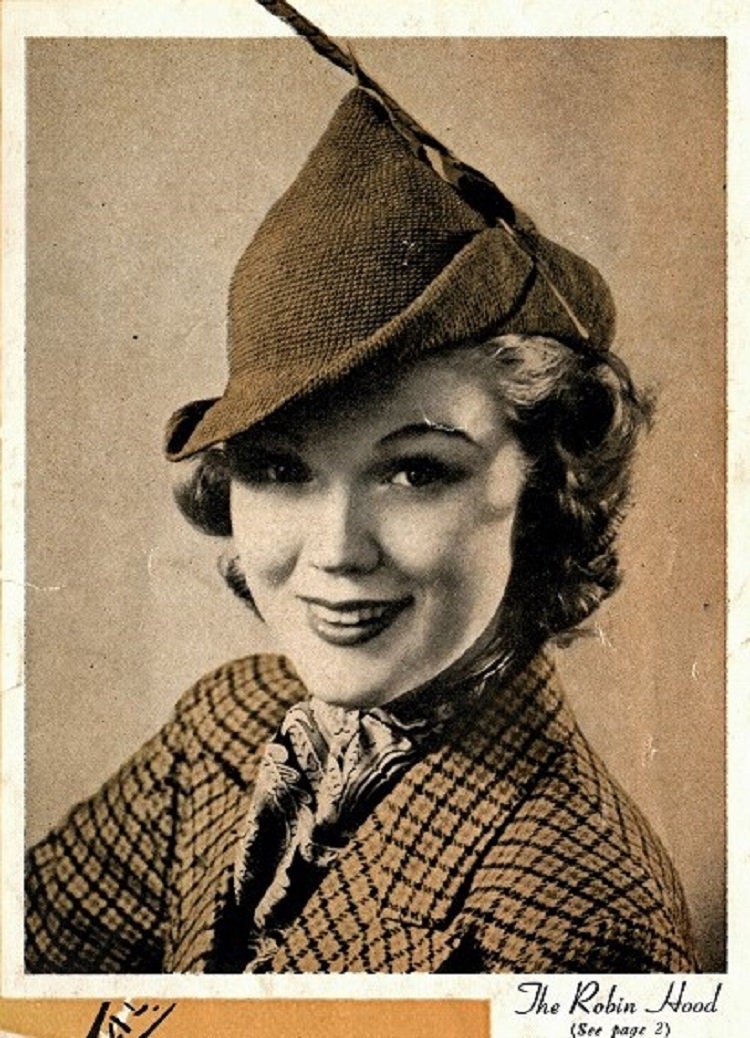 Digital Crochet Pattern The Robin Hood hat to be made of | Etsy