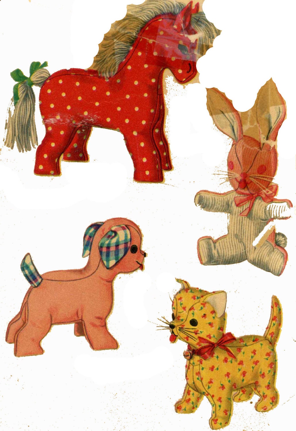 Vintage Stuffed animal patterns Patterns Sewing & Needlecraft Kits ...