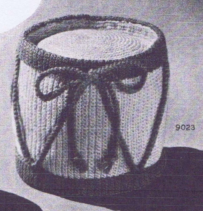 Drum Pincushion PATTERN 9023 in Crochet This Will Make a 3 1/4 Inch ...