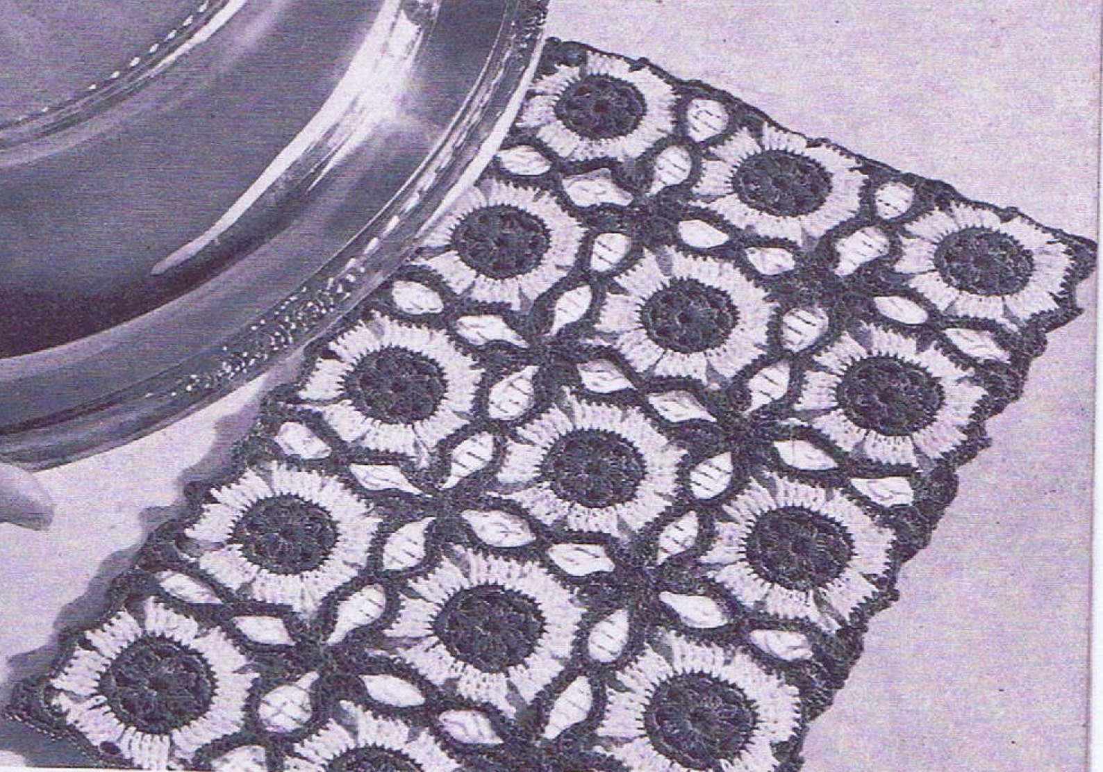 Vintage Crochet PATTERN 7002 Easy Motif Hot Plate Mat 1950s - Etsy