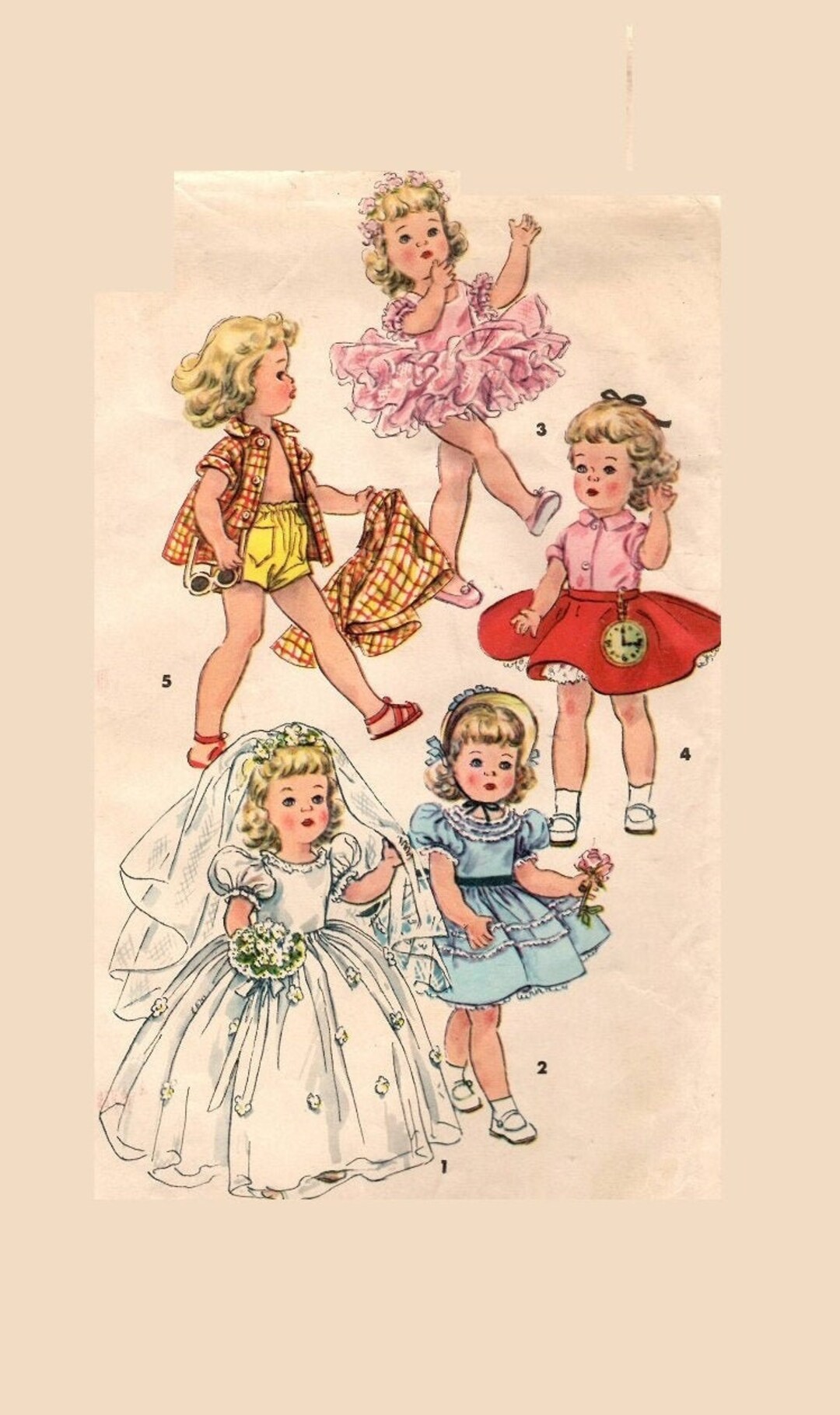 Toni Walker Doll Clothing PATTERN in Digital PDF Format 4909 16 Toni ...