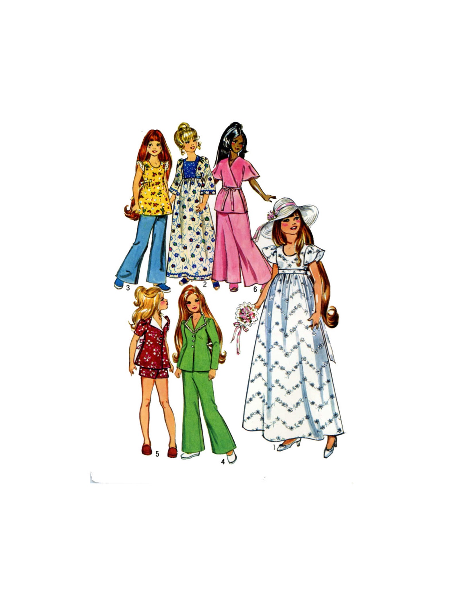 70s Crissy Doll Clothes PATTERN 6061 for 17.5 Inch Teen Doll - Etsy