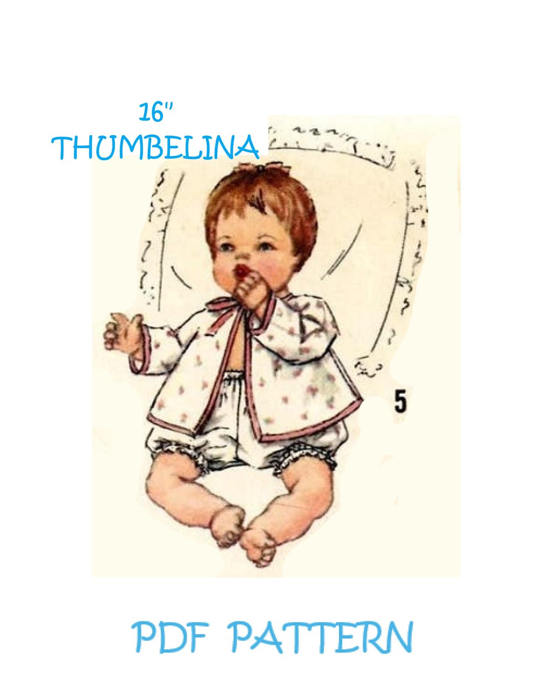 Retro Doll Outfit Patterns - Create Adorable Vintage Styles for 16 ...