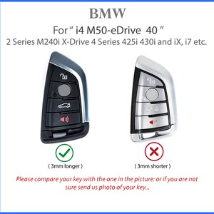 BMW I4 M50 / Edrive 40 Key Case – Handmade Leather Fob Cover for M240i ...
