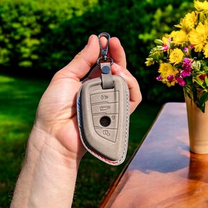 BMW I4 M50 / Edrive 40 Key Case – Handmade Leather Fob Cover for M240i ...