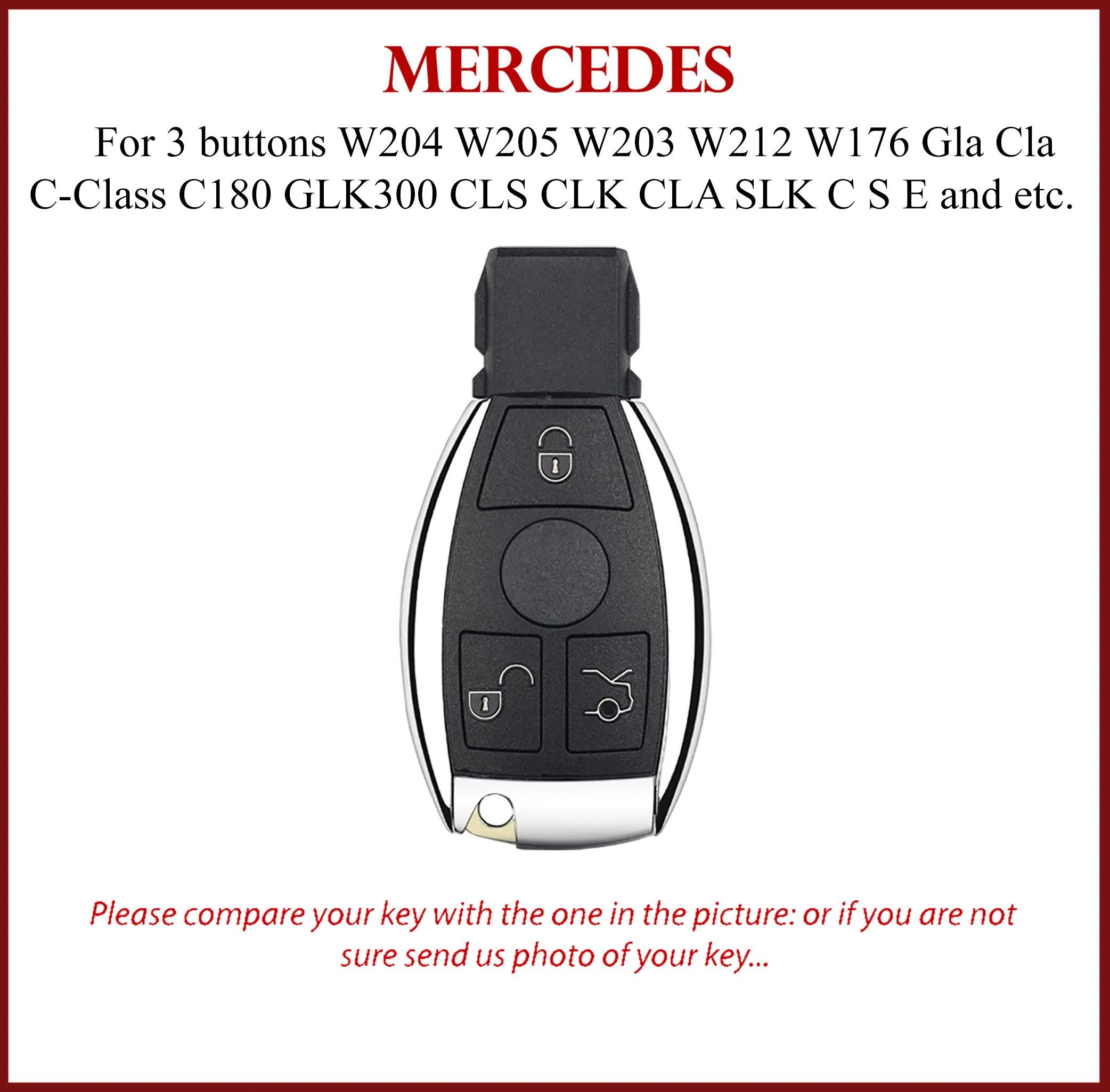 Mercedes Benz AMG S/E/C 63 Leather Key Case – Personalized Key Fob ...