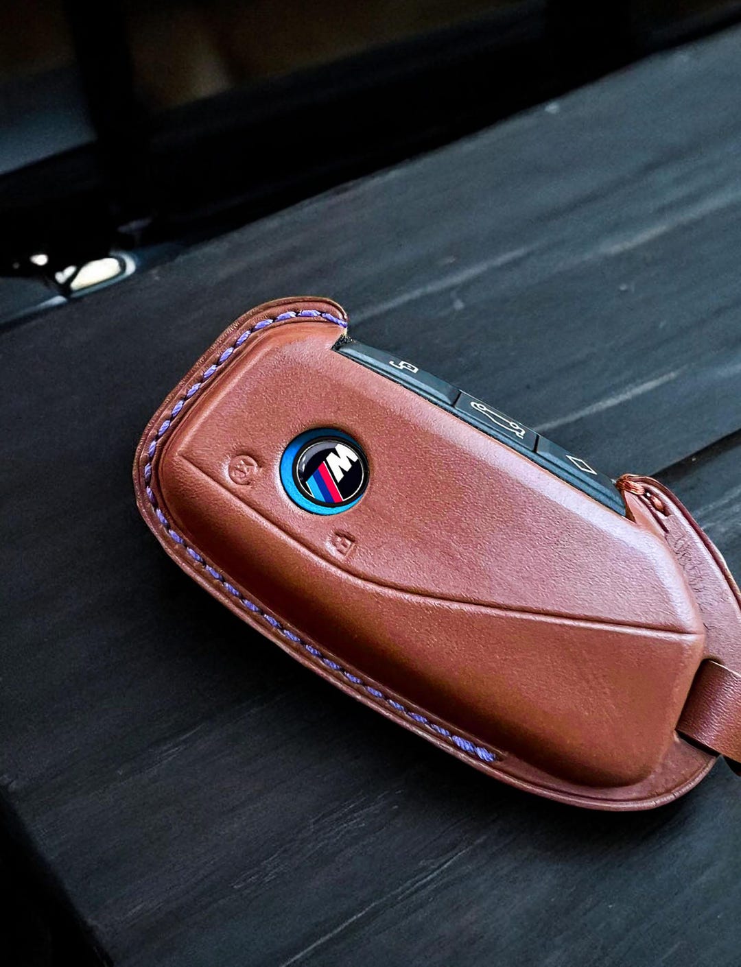 BMW X7 / I7 / Xi / XM / X5 / 7 Series Key Case – Handmade Leather Key ...