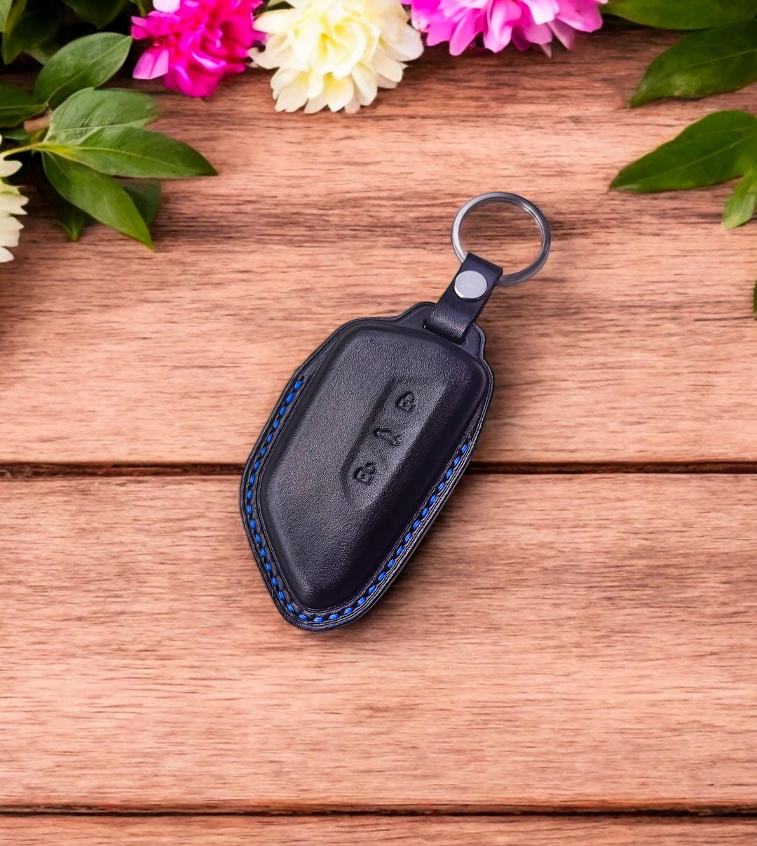 VOLKSWAGEN Passat Golf Polo Cupra MK Leather Key Fob Case - VW Key Fob ...