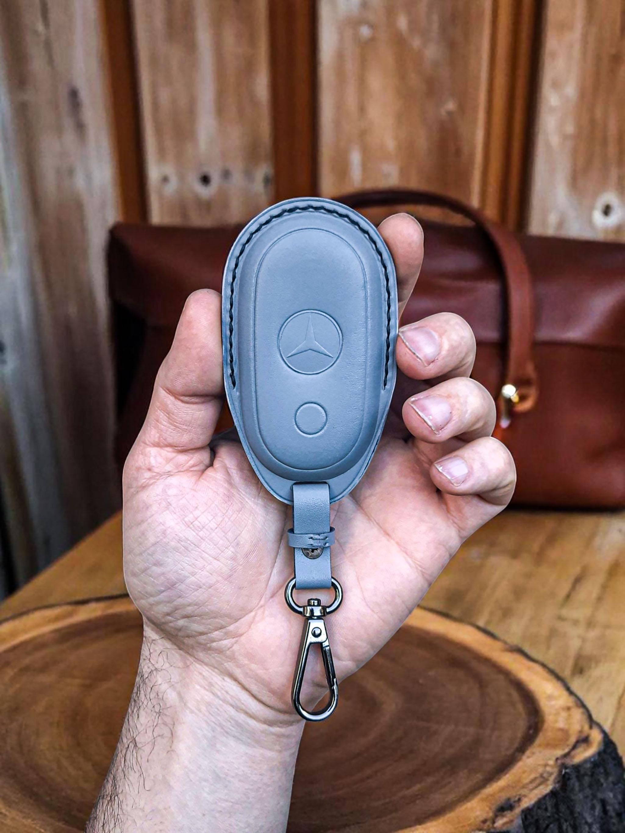 New Mercedes C S E G A Class Nappa Leather Key Fob Case Smart Key new-mercedes-c-s-e-g-a-class-nappa-leather-key-fob-case-smart-key