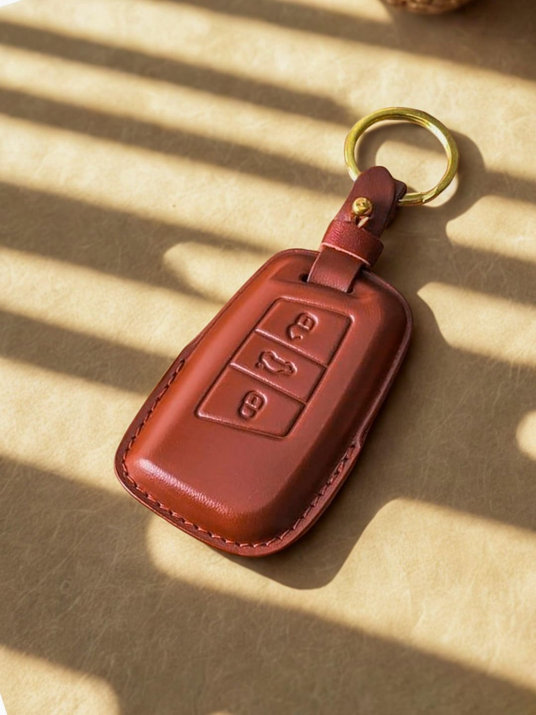 SKODA - Superb Octavia Karoq Kodiaq Leather Key Fob Case Holder, Key ...