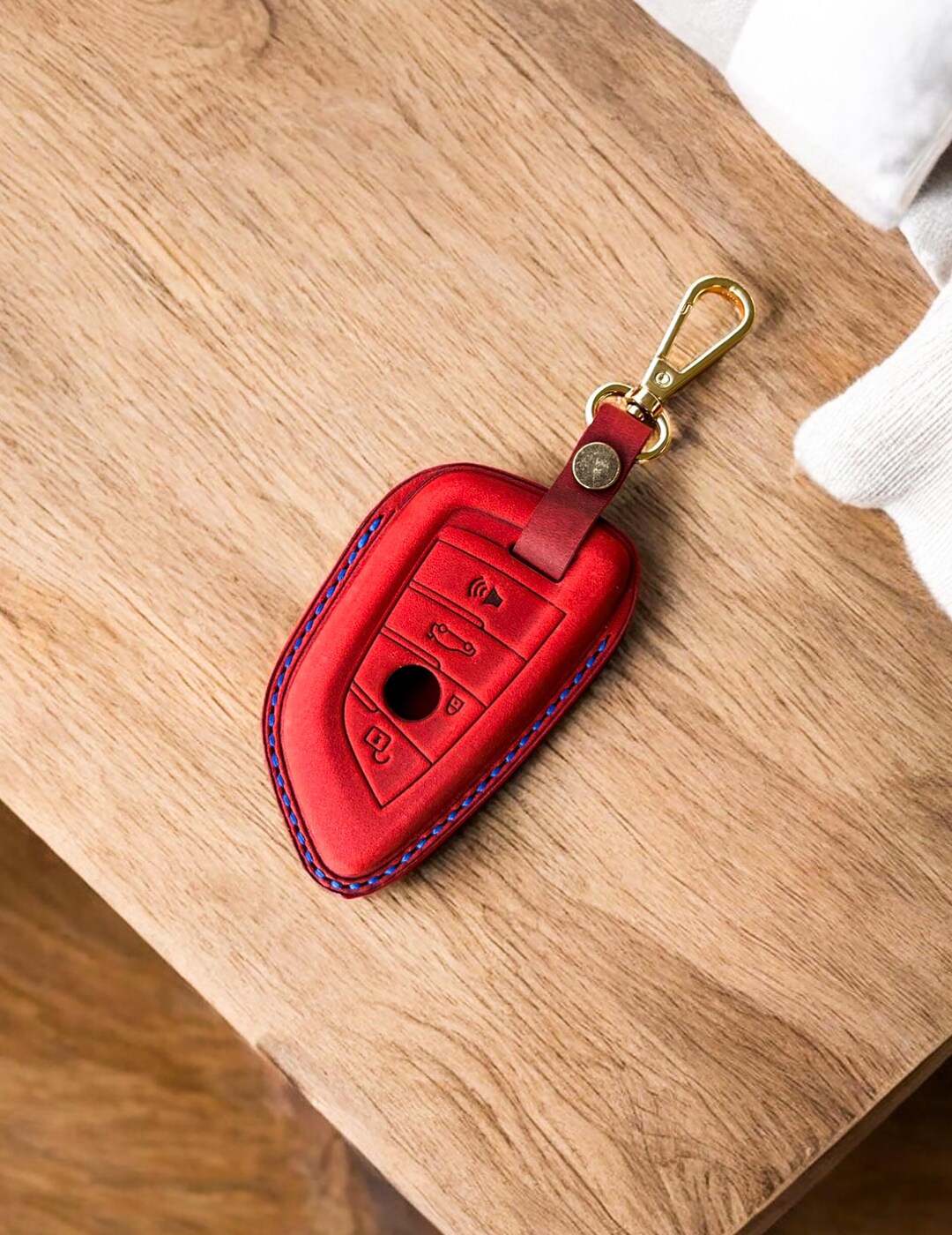 BMW I4 M50 / Edrive 40 Key Case – Handmade Leather Fob Cover for M240i ...