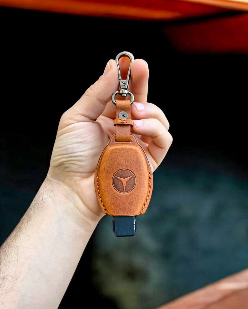 Mercedes Benz AMG S/E/C 63 Leather Key Case – Personalized Key Fob ...