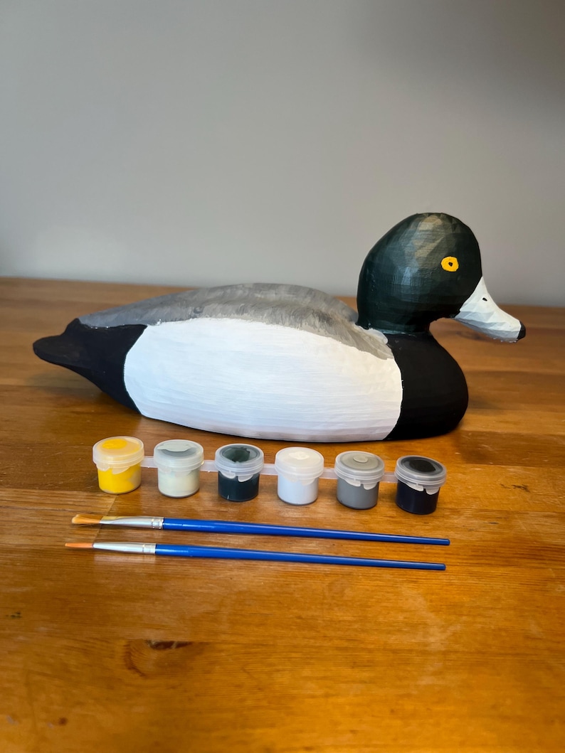 Paint-a-duck Kit - Bluebill (greater Scaup) - Etsy