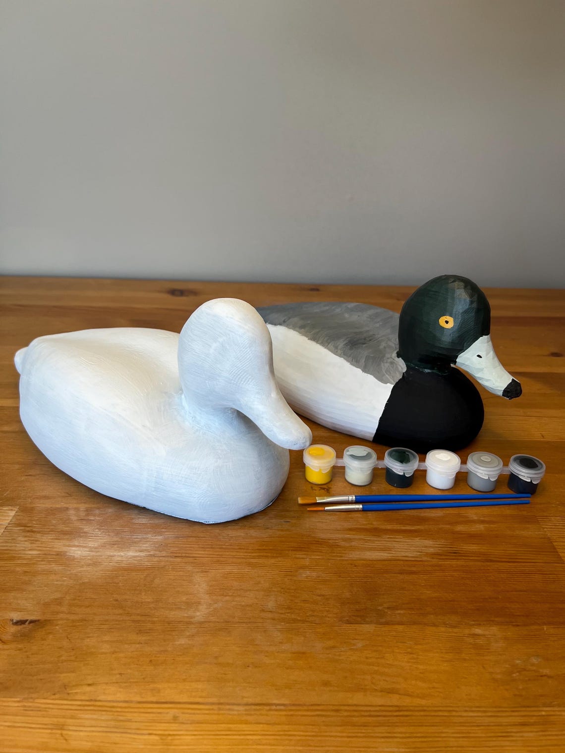 Paint-a-duck Kit - Bluebill (greater Scaup) - Etsy