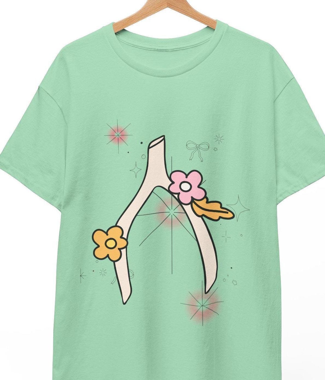 Wishbone Tee Shirt for Thanksgiving, Unisex T-shirt, Thanksgiving ...