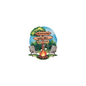 Camping Stickers, Adventure Decals for Girls, Outdoor Vinyl Sticker Set ...