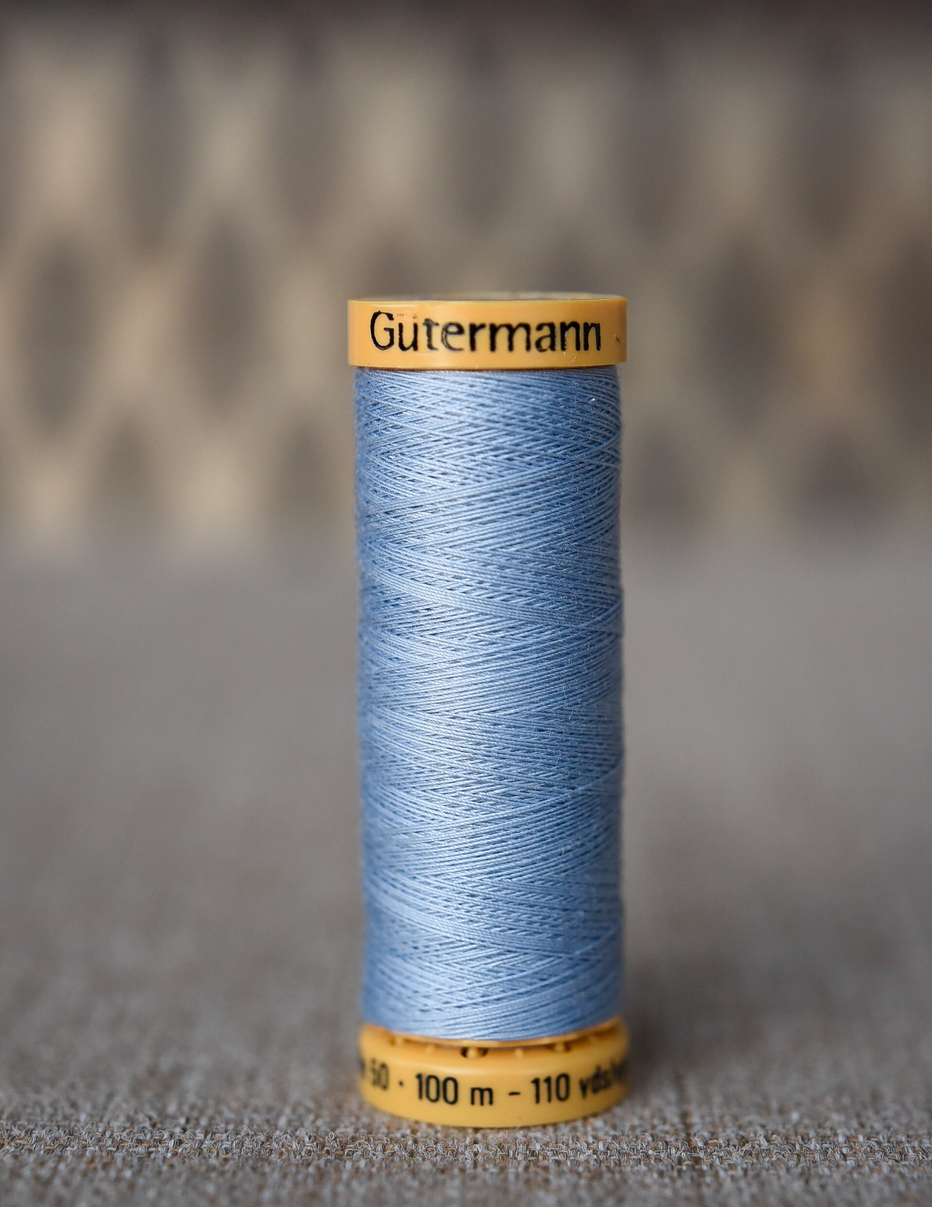 Materials Upholstery Blue Cotton Thread Gutermann #7290 Sewing Thread ...