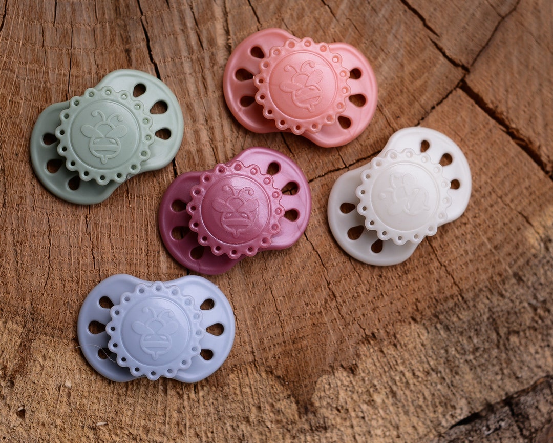 Honeybug Vintage Sweetdreams Preemie Pacifier - Magnetic Doll Pacifier ...