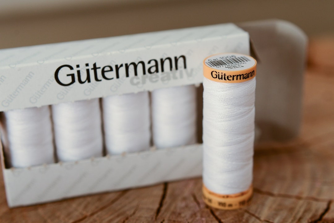 White Sewing Thread Cotton Cream Thread Beige Neutral Cotton Thread ...