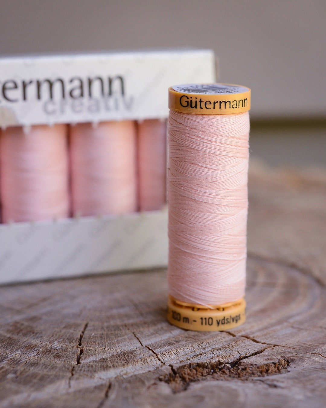 Sewing Thread - Pink Cotton Thread - One Spool 110 Yds - Etsy