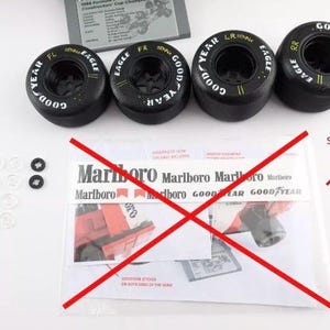 LEGO ICONS Ayrton Senna F1 Mclaren Mp4/4 Replacement Wheels Tires NO ...