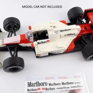 LEGO ICONS Ayrton Senna F1 Mclaren Mp4/4 Replacement Wheels Tires and ...
