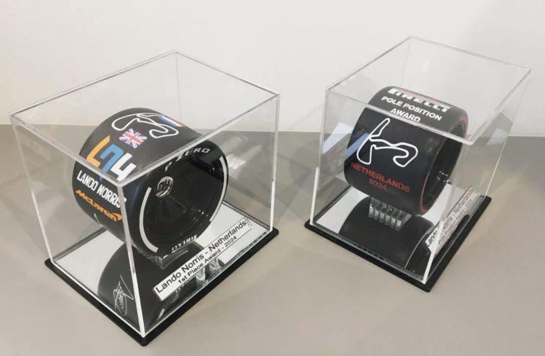 1/10th Lando Norris 2024 Netherlands Win & Pole Position Tire Displays ...