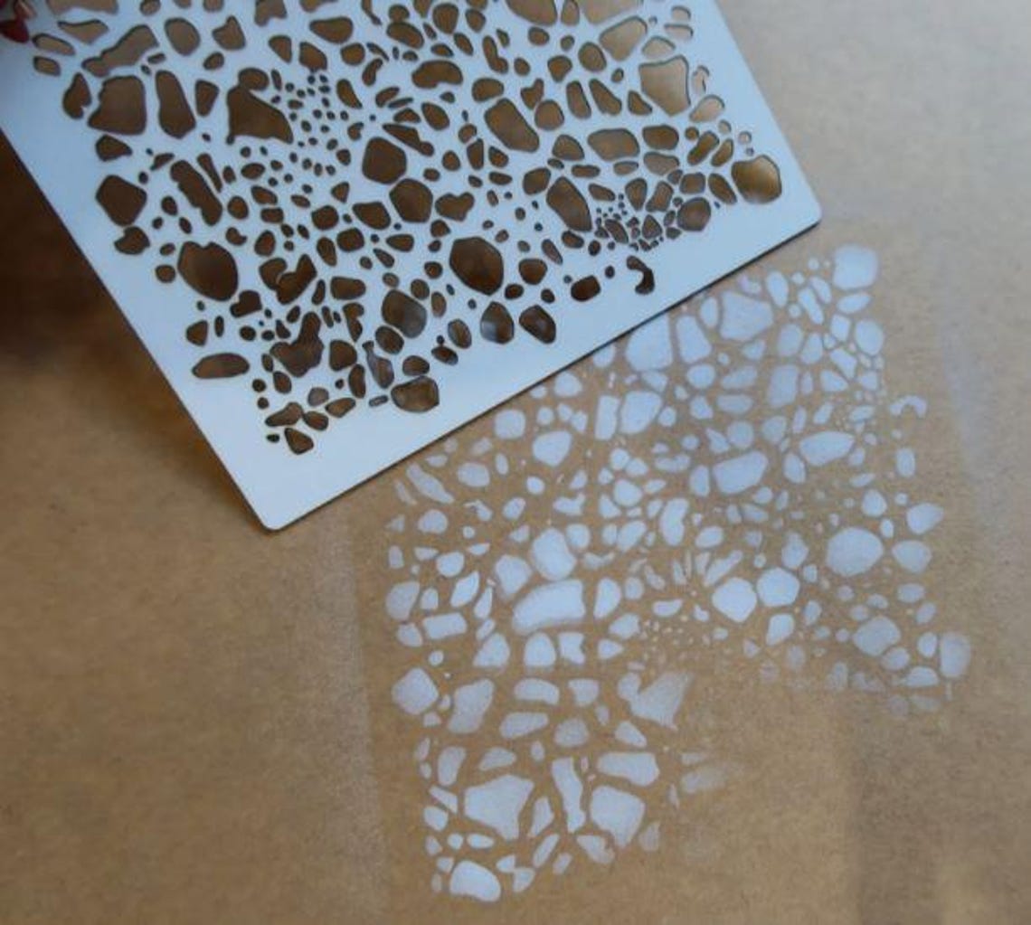 Salt Weathering Airbrush Stencils Tool for 1/32 1/35 1/48 1/72 Fighter ...