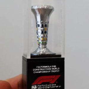 World F1 Formula One Championship & Constructors Replica Trophies 1:12 ...
