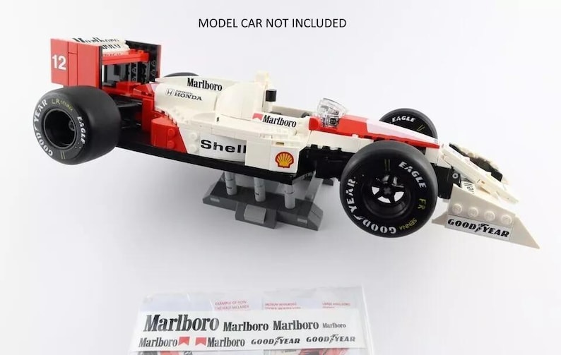 LEGO ICONS Ayrton Senna F1 Mclaren Mp4/4 Replacement Wheels Tires and ...