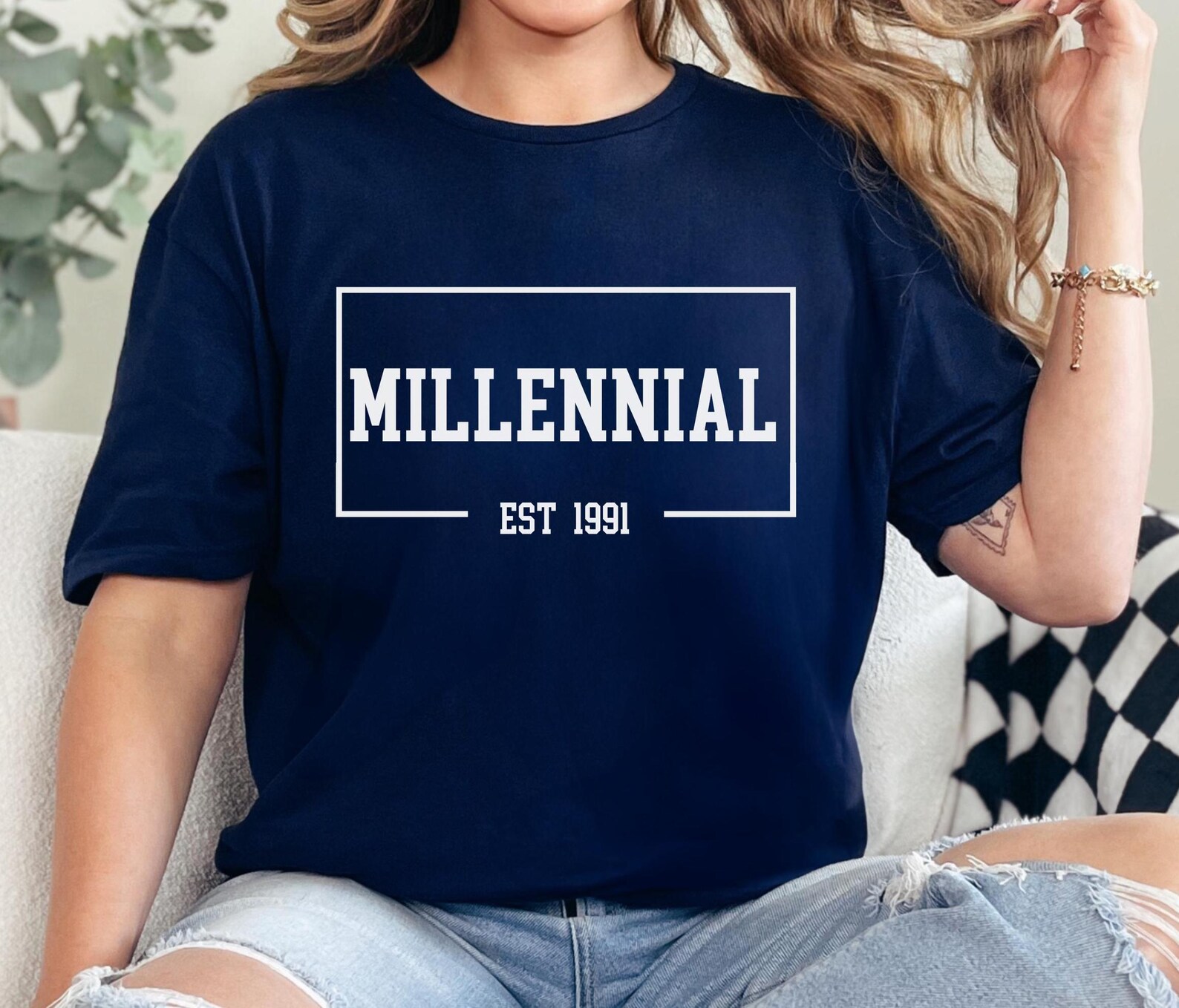 Millennial Shirt Est. Custom Year Millennial Generation T-shirt ...