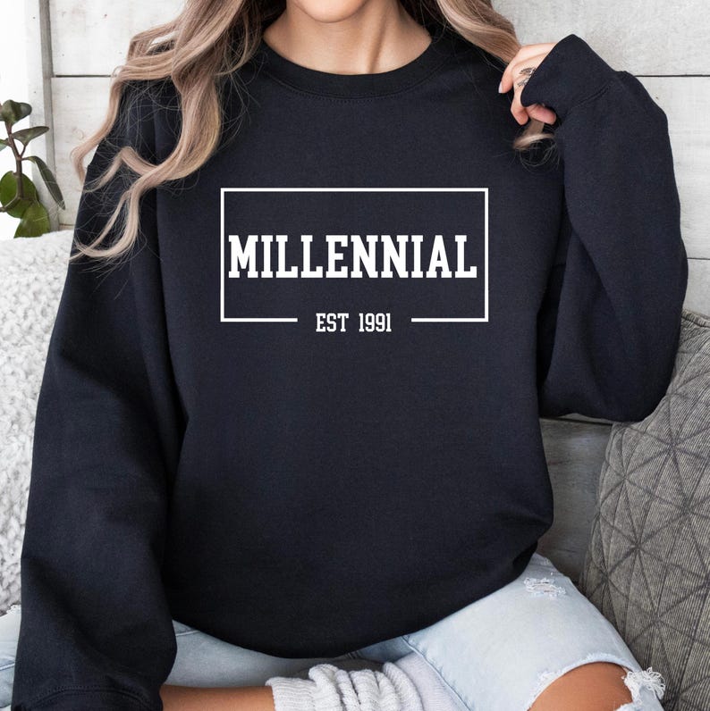 Millennial Shirt Est. Custom Year Millennial Generation T-shirt ...