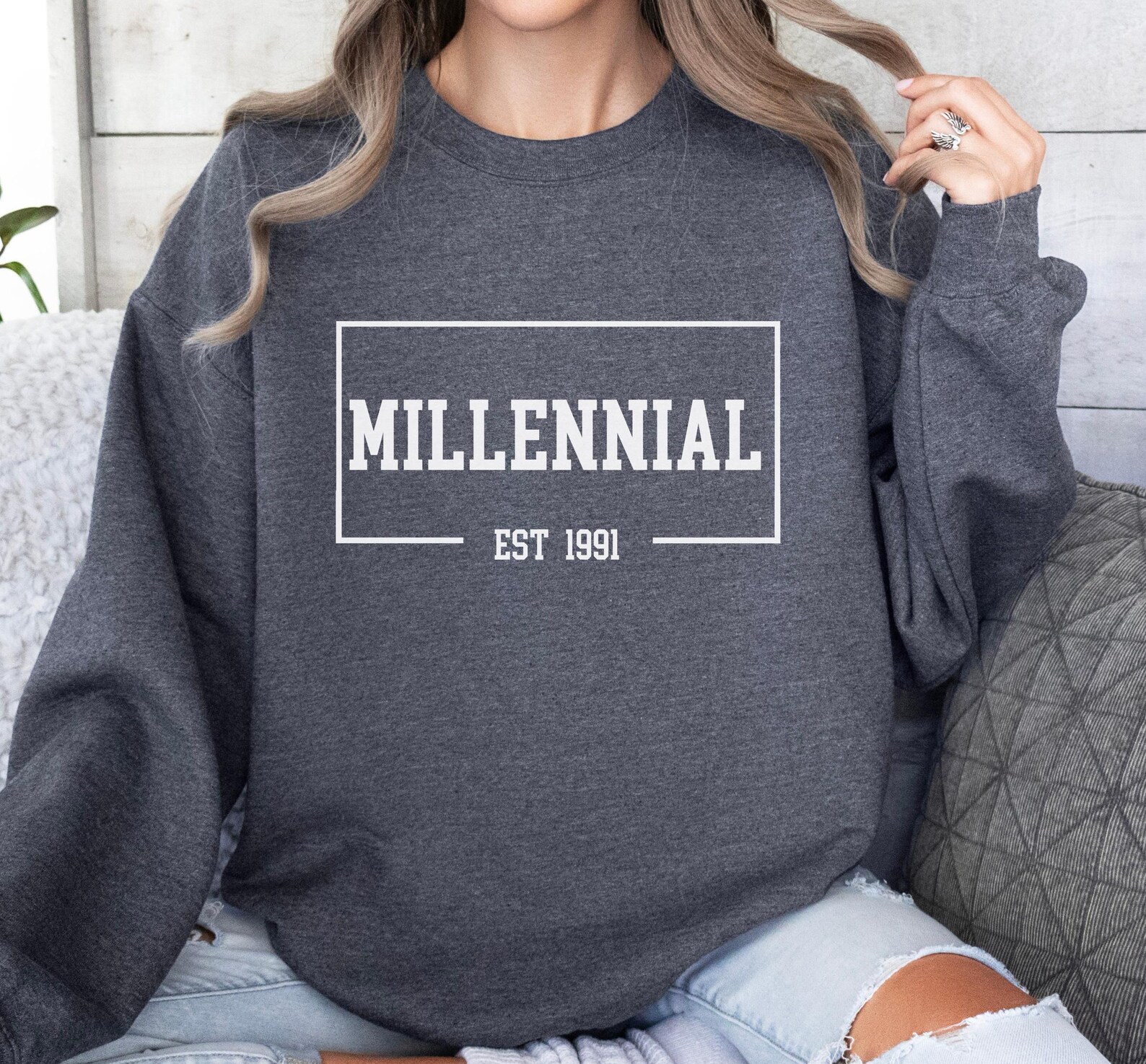 Millennial Shirt Est. Custom Year Millennial Generation T-shirt ...
