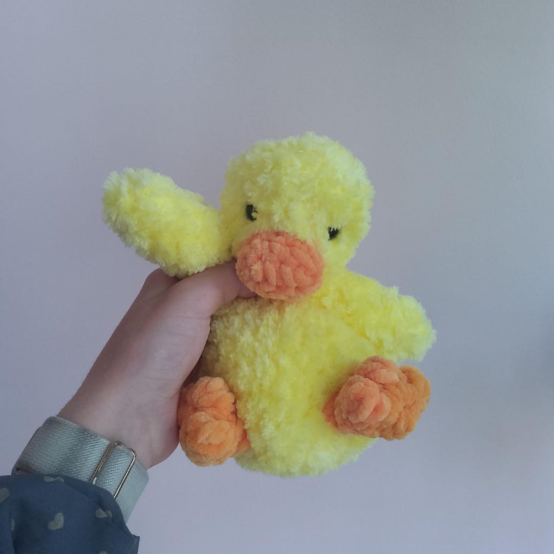 Handmade Crochet Fuzzy Wuzzy Quacker Duckie Lovey| Cute Lovey Animal - Etsy